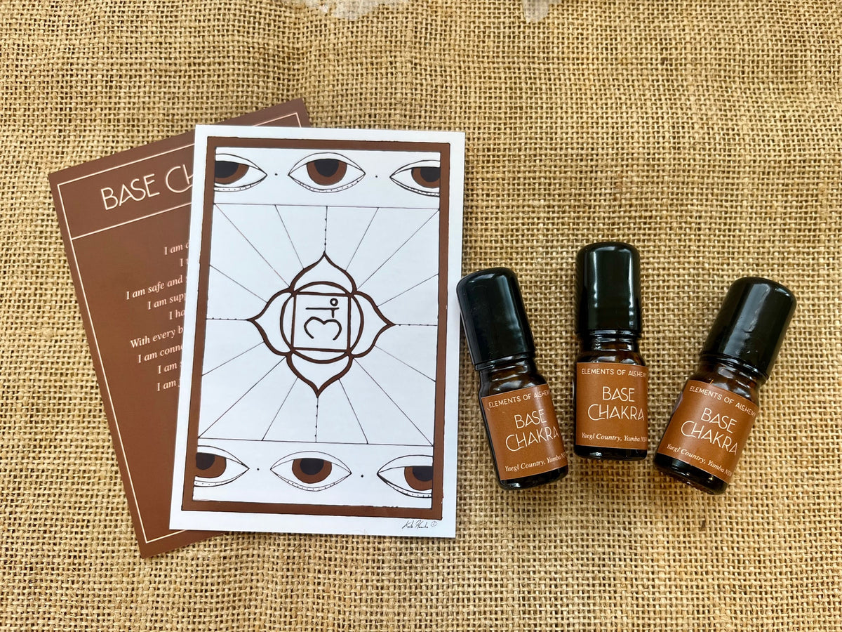 Base Chakra Oil & Mantra Card – Elements of Alchemy