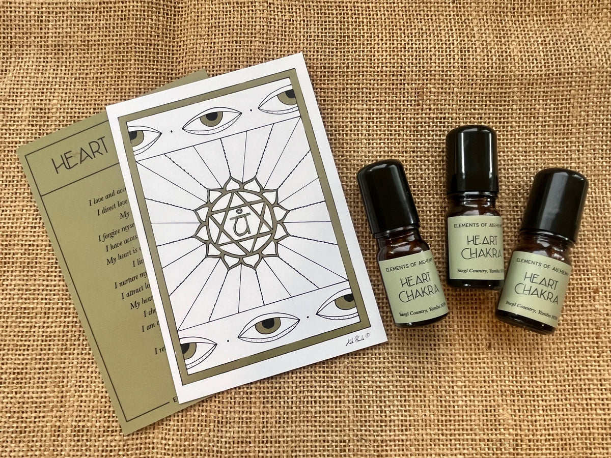 Heart Chakra Oil & Mantra Card – Elements of Alchemy